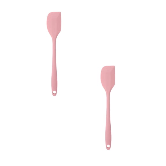 2 Pcs Silicone Spatula, High Heat-Resistant Rubber Spatula, Small ...