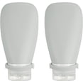2 Pcs Silicone Squeeze Bottle, 3 oz Refillable Travel Bottles Leak ...