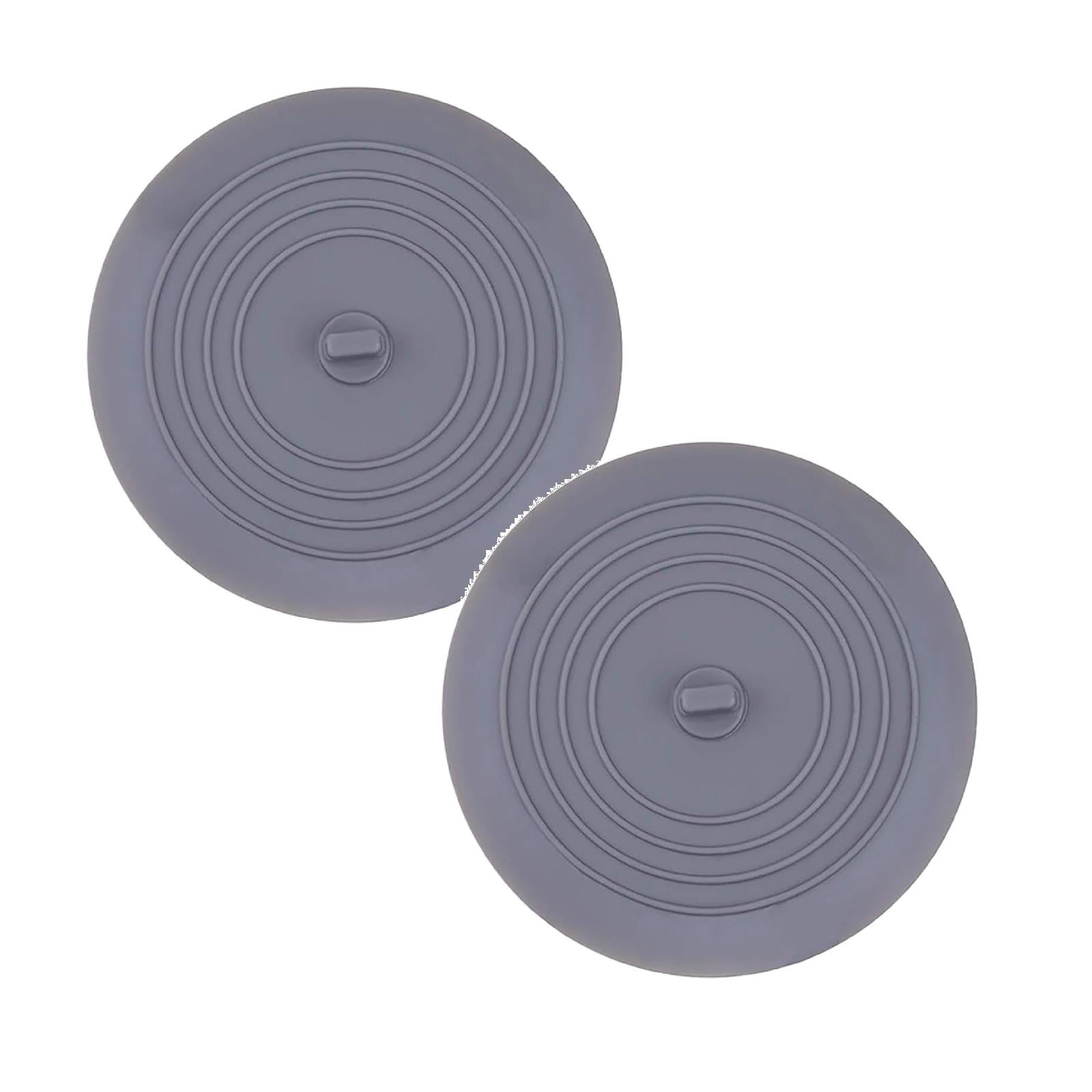 2 Pcs Silicone Tub Stopper, 6 Inch Large Bathtub Drain Plug with Flat ...