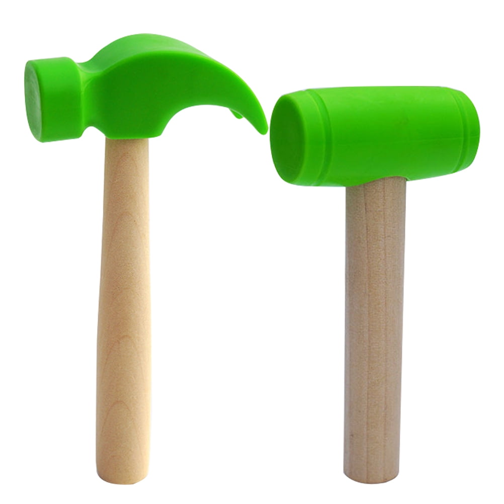 2 Pcs Simulation Hammer Toy Toddler Toys Claw Hammer Simulation Toy ...