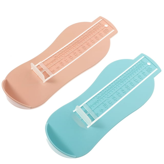 2 Pcs Size Rulers for Kids Foot Length Measuring Device Shoe Tool Chart ...