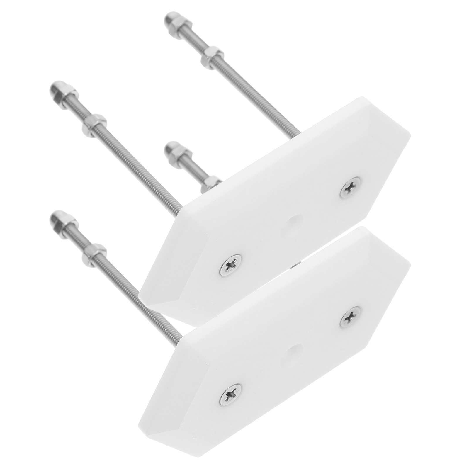 2 Pcs Skateboard Deck Wall Mount Display Wheel Roller White - Walmart.com