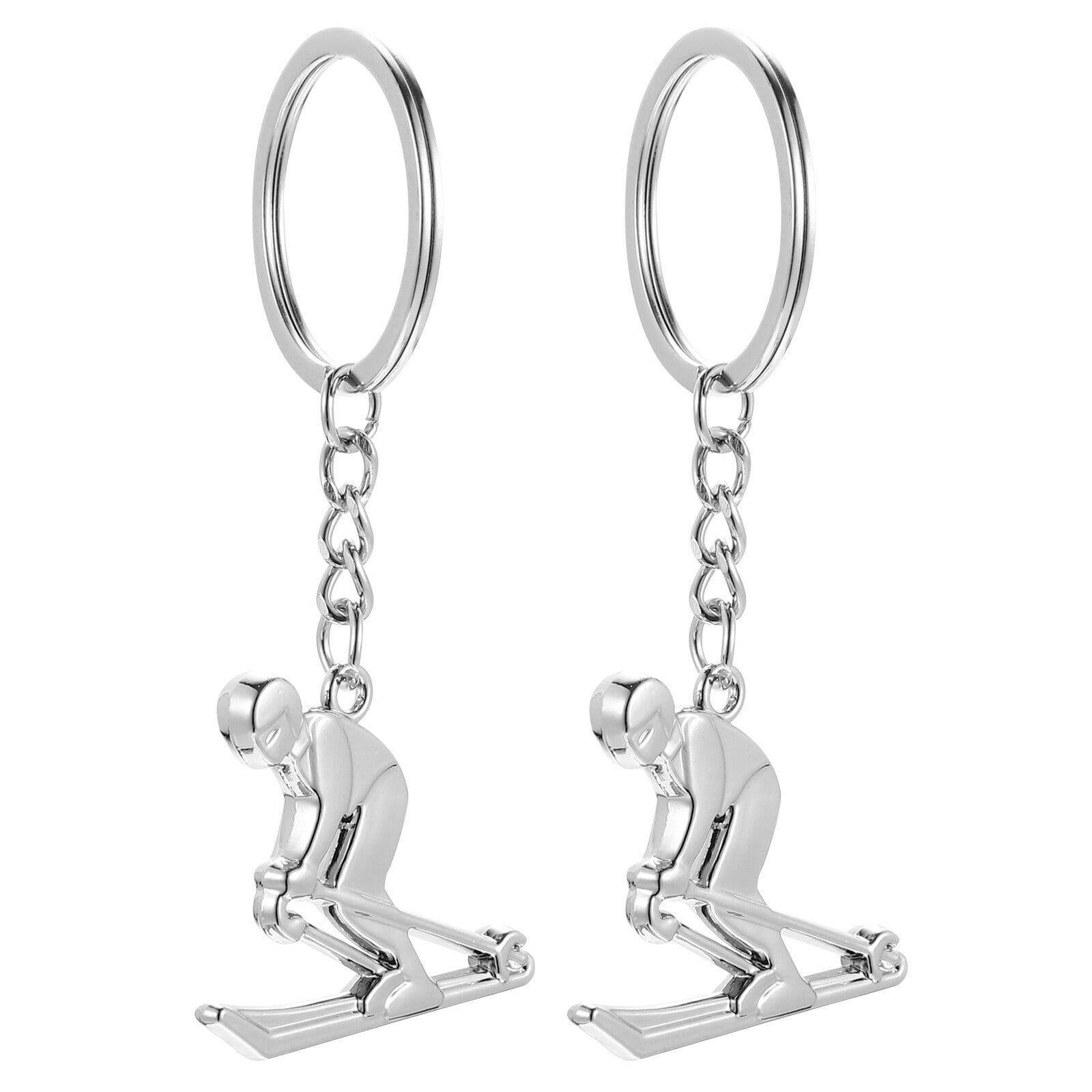 2 Pcs Ski Keychain Keychains Decorative Key Chain Decorative Pendant ...