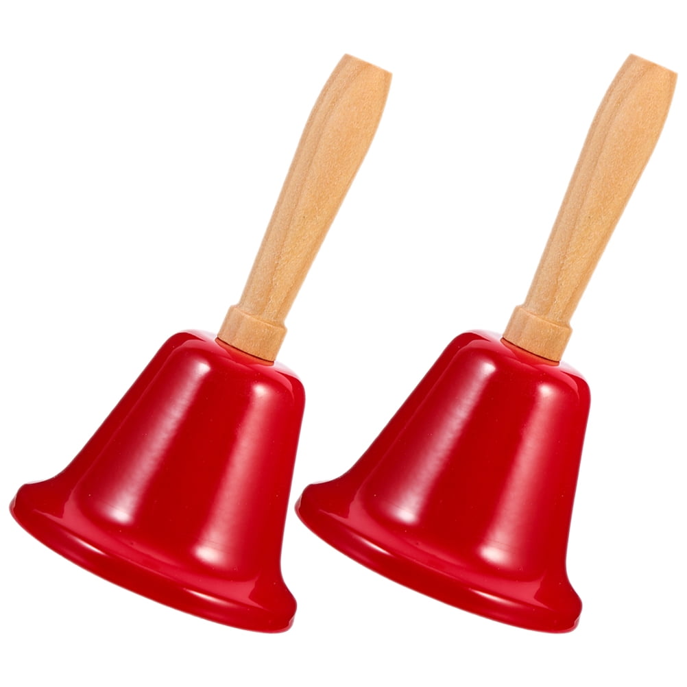 2 Pcs Sled Christmas Decorations Vintage Bells Decorative Bell Solid ...