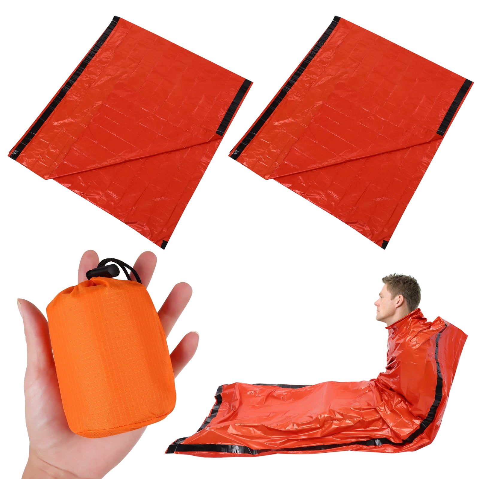 2 Pcs Sleeping Bag Compression Bags for Camping Pad Tent Travel ...