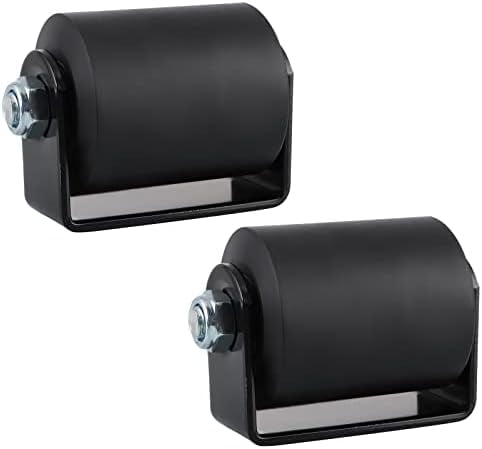 2 Pcs Slide Gate Guide Roller, 3" Rolling Gates Guider with C Bracket ...