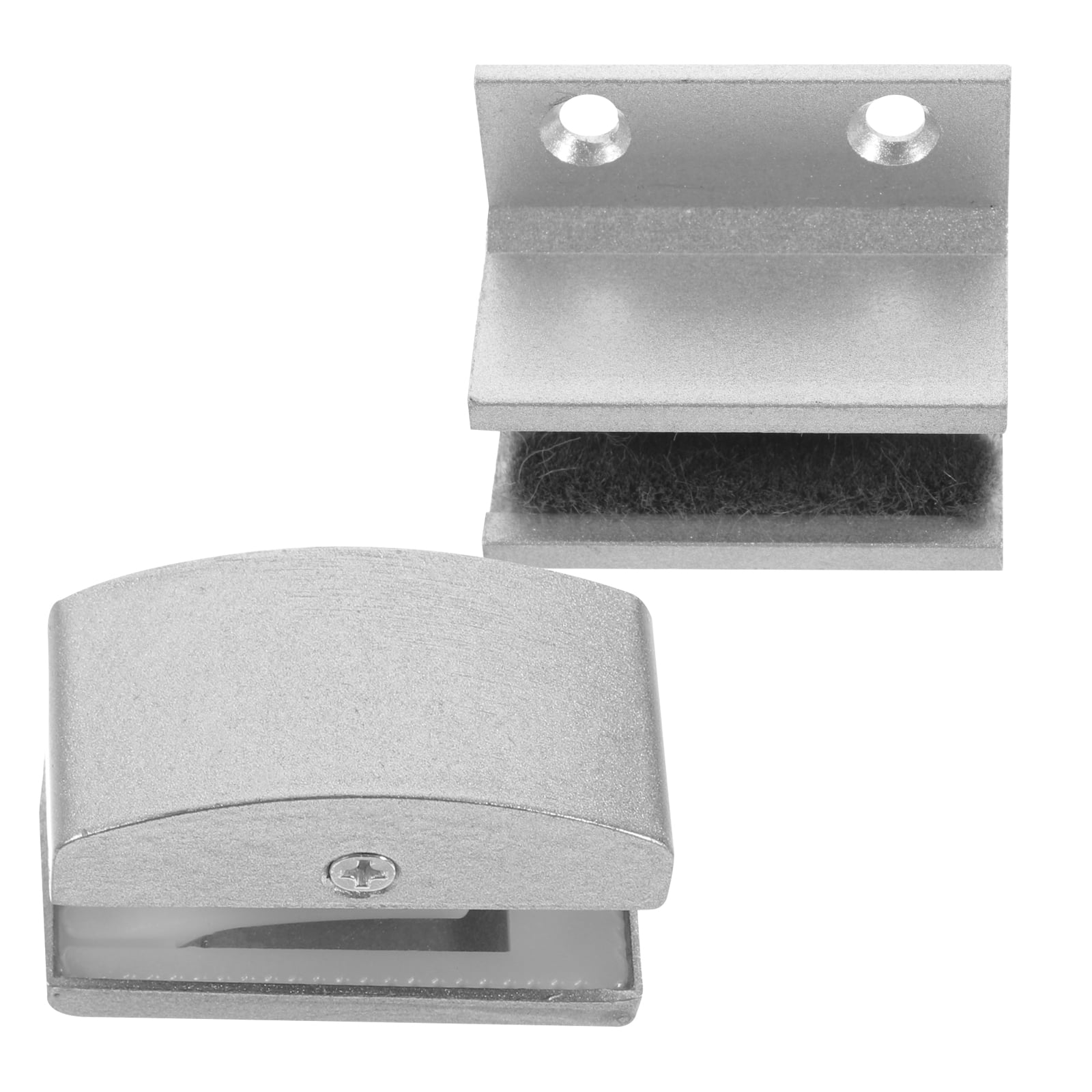 2pcs Shower Door Bottom Guide Sliding Glass Door Bumper - Walmart.com