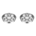 2 Pcs Slow Feeder Dog Bowls, Stainless Steel Slow Feeder for Small ...
