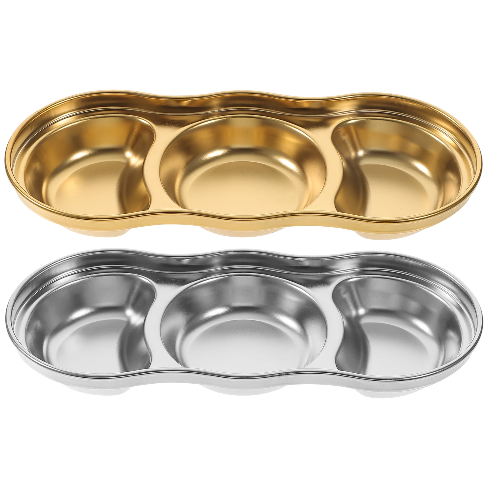 2 Pcs Small Bowls Soy Sauce Dish Hot Pot Seasoning Plate Assorted Color ...