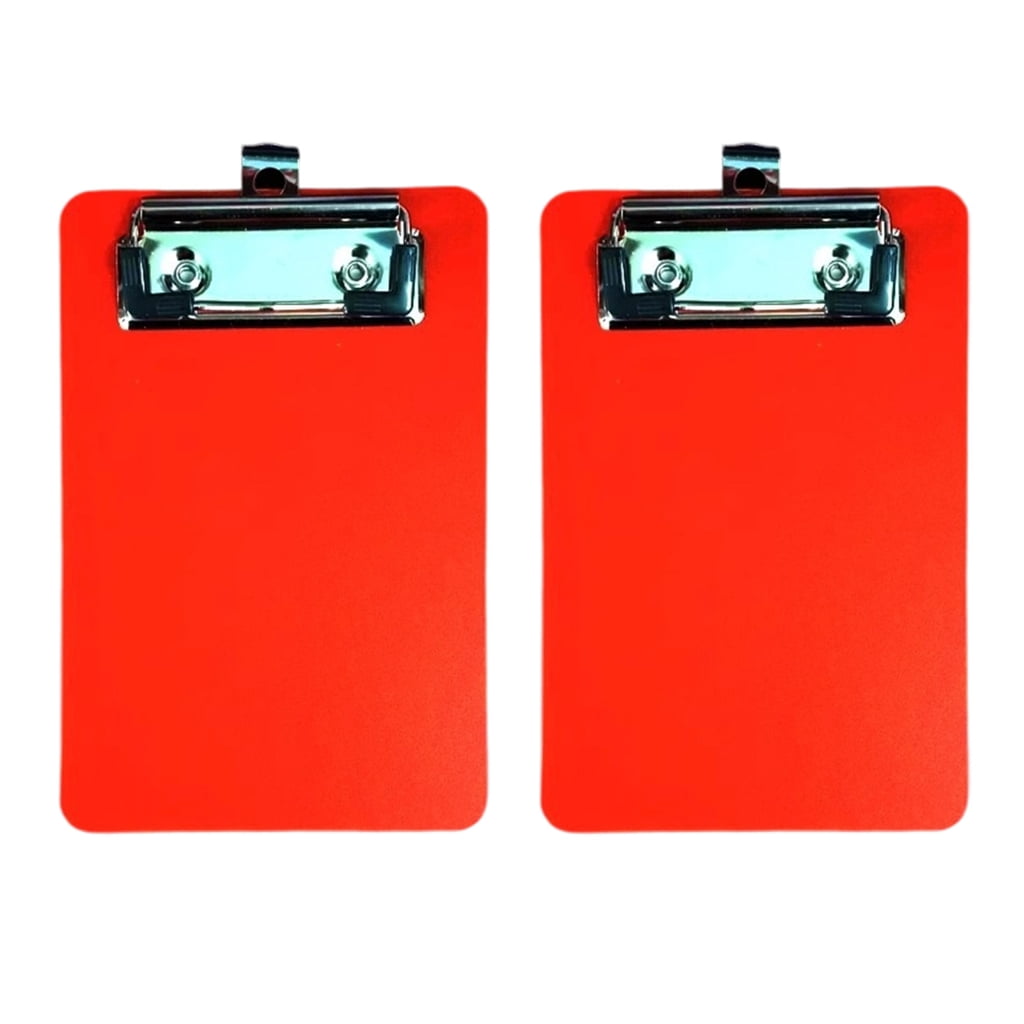 2 Pcs Clipboards Small Clipboard Writing Board Plastic Clipboards for ...