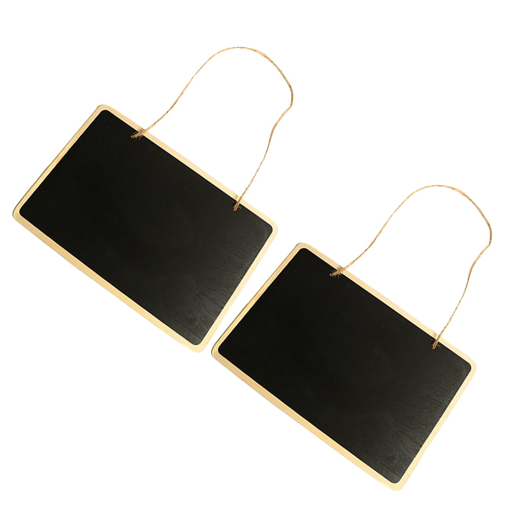 2 Pcs Small Hanging Chalkboard Mini Erasable Chalkboards Lanyard ...