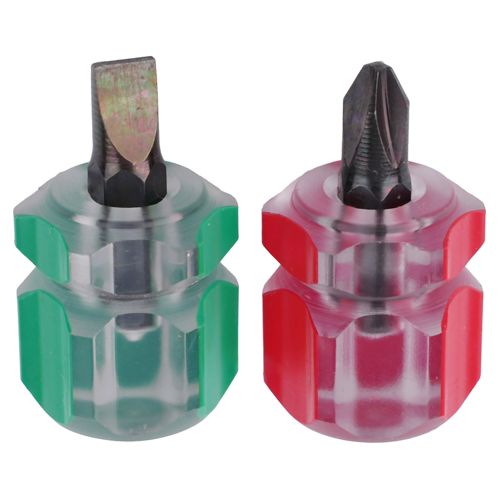 2 Pcs Small Stubby Flat Head /Cross-Head Screw Driver Screwdriver ...