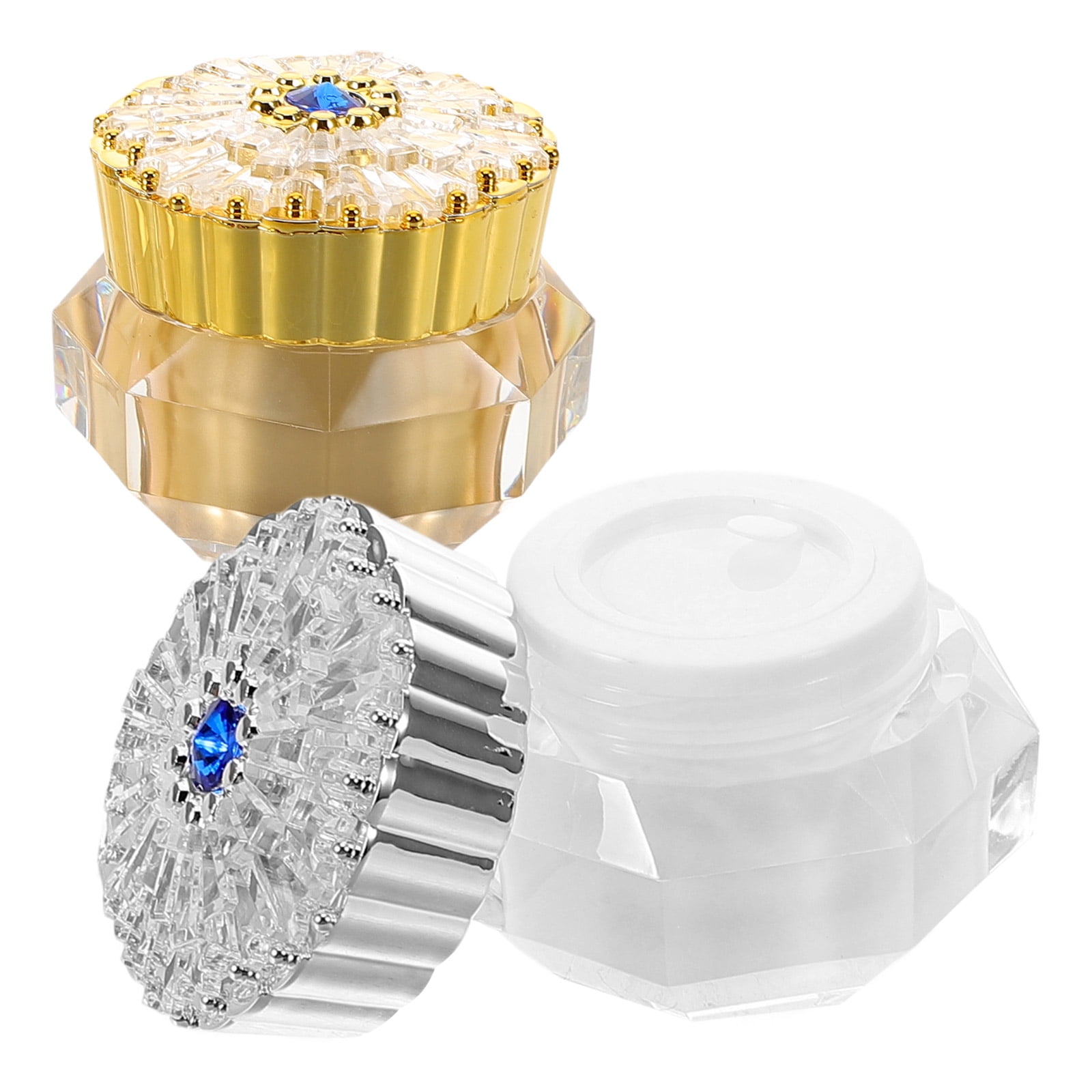 GOOHOCHY Assorted Color Leak Proof Travel Cream Jars 5 Acrylic Small ...