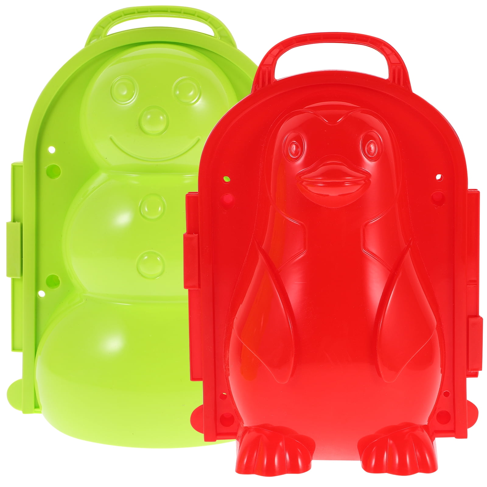 2 Pcs Snowball Making Clips Children Winter Snow Toys Plastic Snowball ...