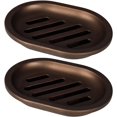 2 Pcs Soap Dish for Shower, Double Layer Draining Soap Box with Drip ...