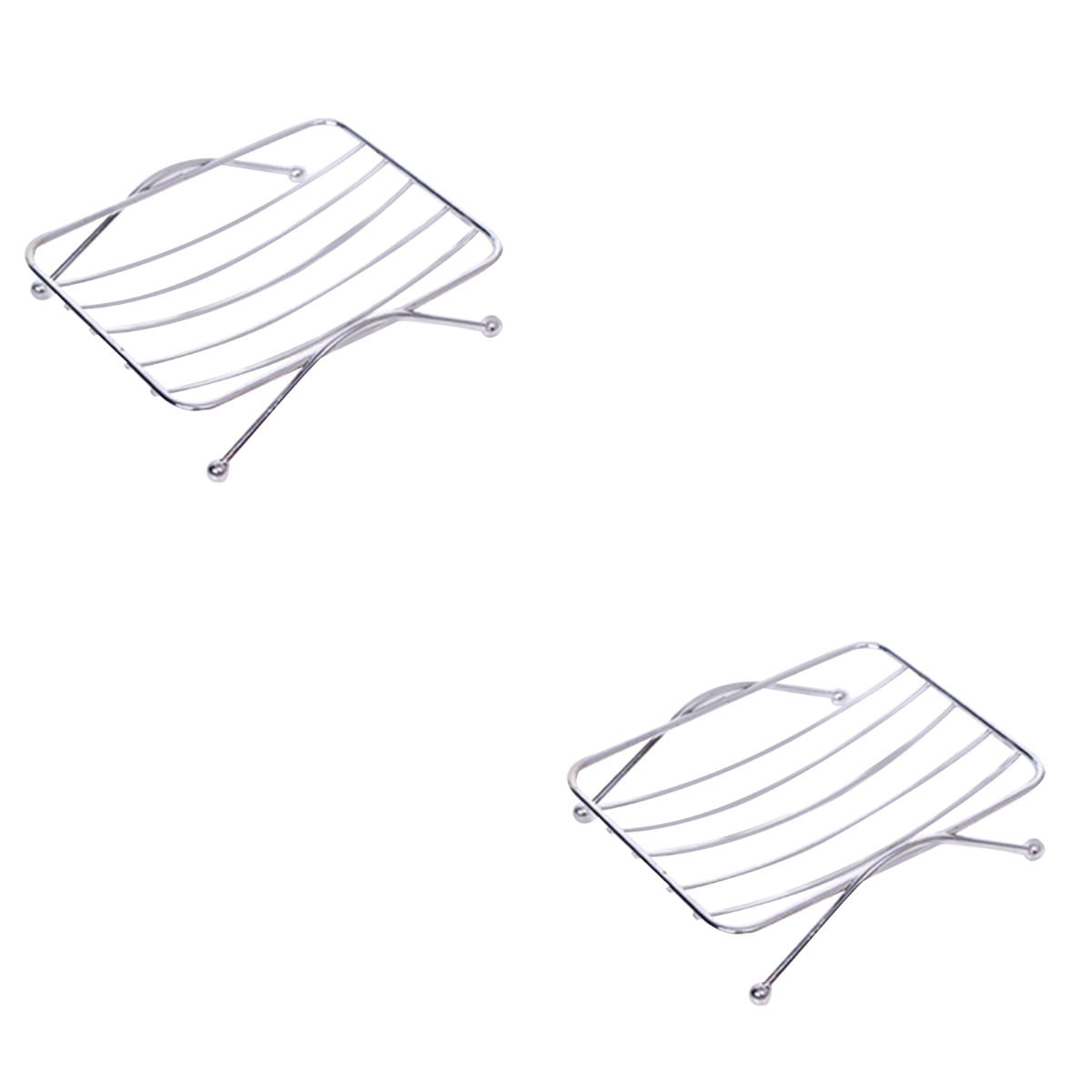 2 Pcs Soap Tray Wall Mount Soup Holder Shower Wall-mounted Dish ...