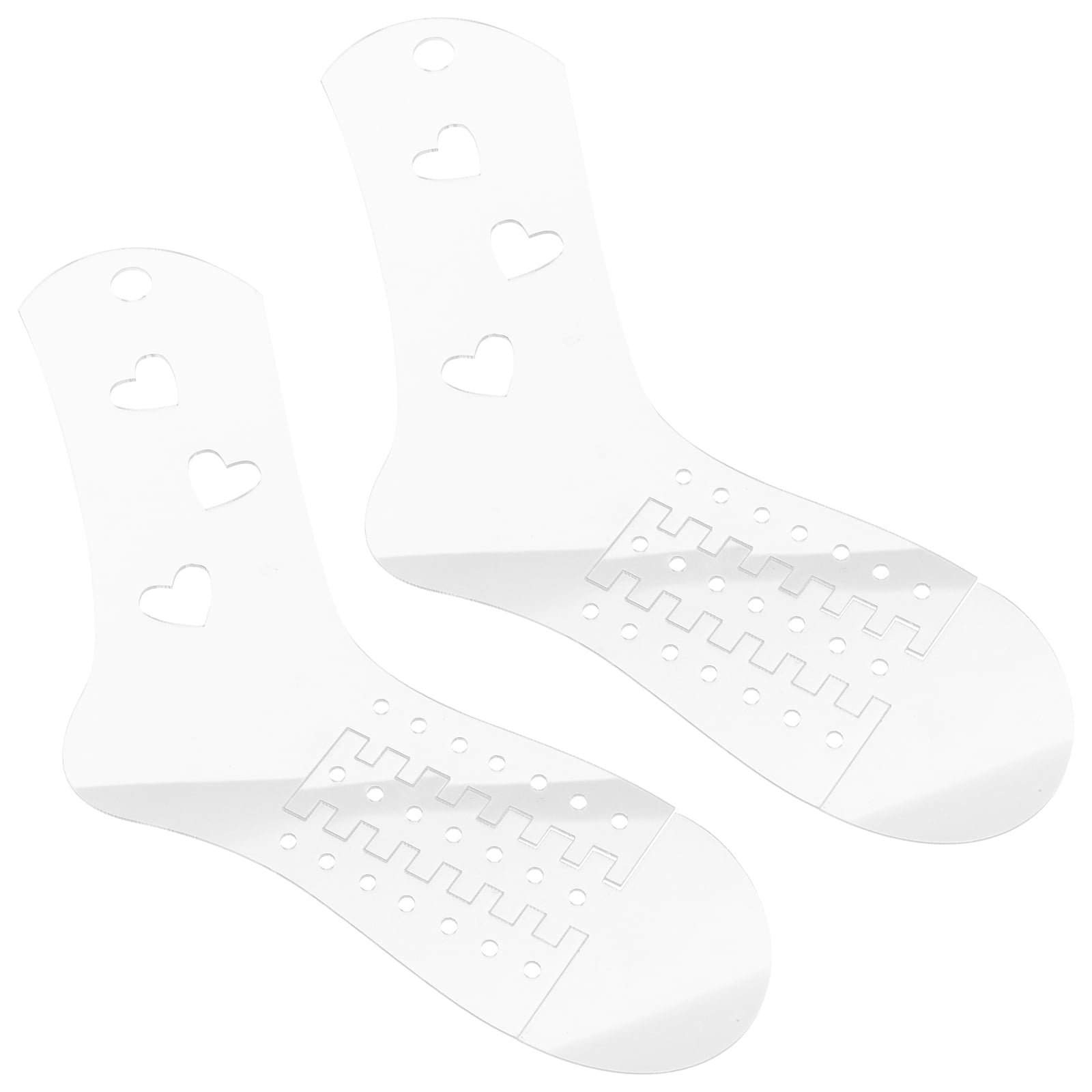 2 Pcs Sock Knitting Forms Blocker Model Blockers Molds - Walmart.com