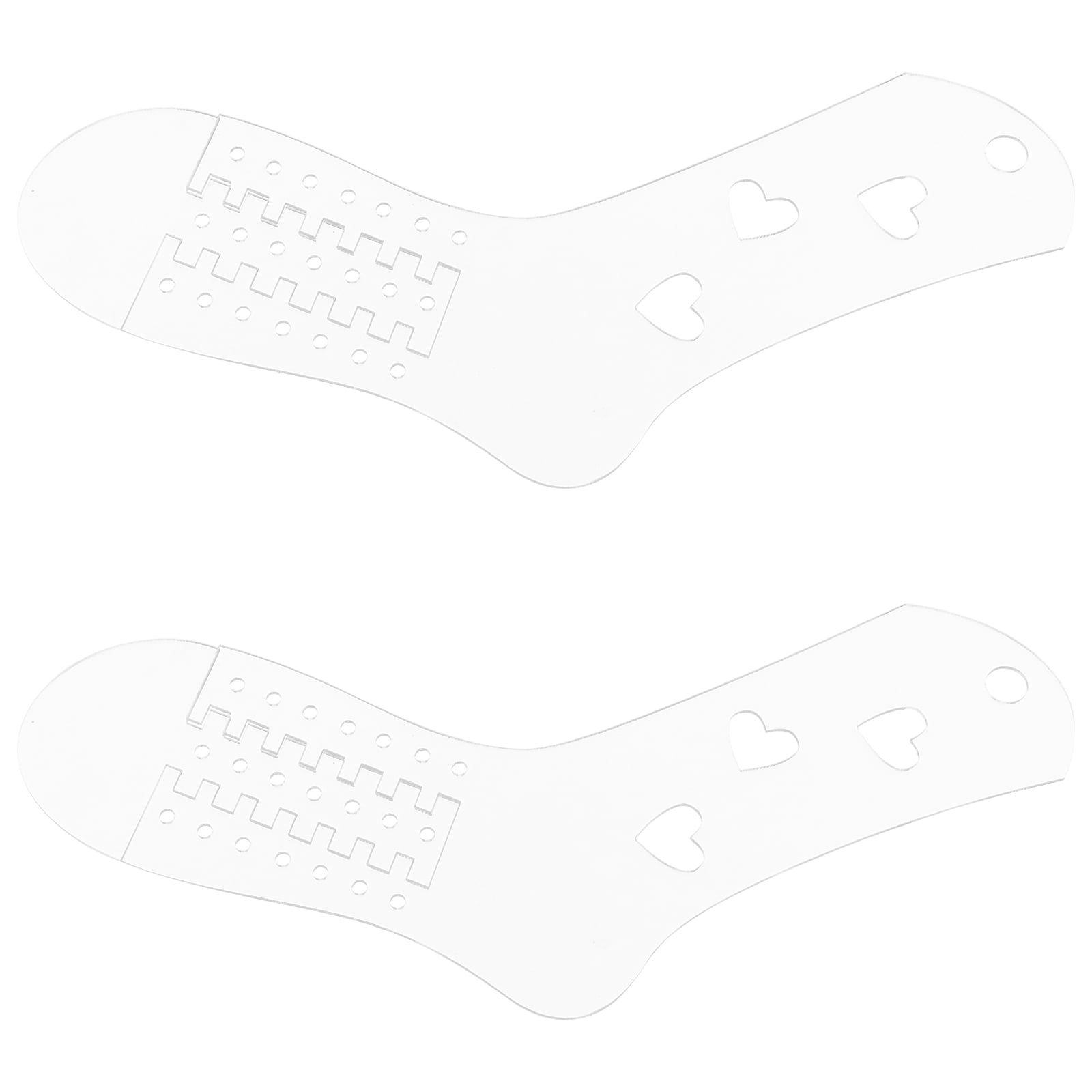 2 Pcs Sock Model Kit Crochet Forms Knitting Accessories Hooks Mittens ...