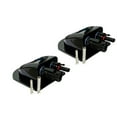 2 Pcs Solar Cable Ducts,Waterproof Abs Roof Junction Box For Motorhomes ...