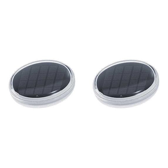 2 Pcs Solar Deck Lights Outdoor Waterproof LED Solar Step Lights ...