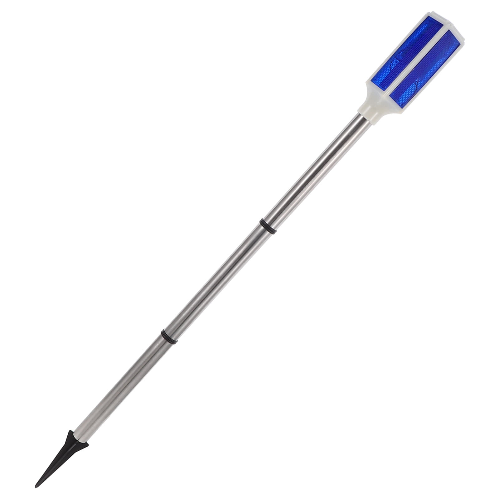 2 Pcs Solar Driveway Marker Lights Solar Pathway Lights Solar Roadblock ...