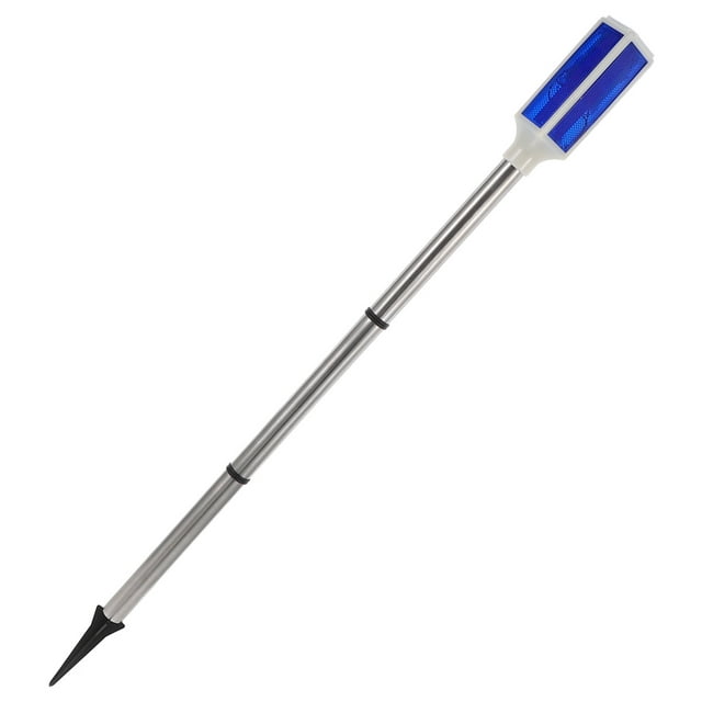 2 Pcs Solar Driveway Marker Lights Solar Pathway Lights Solar Roadblock ...