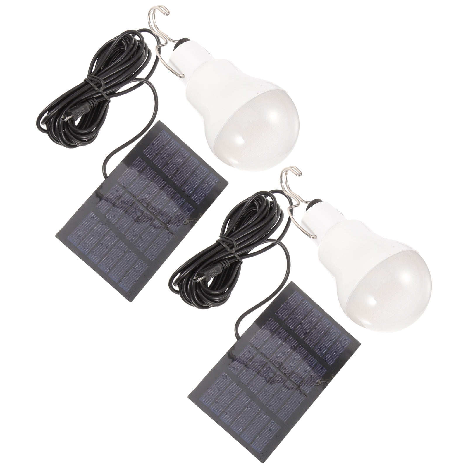 2 Pcs Solar Garden Lamp Light Bulb Motion Sensor for outside Indoor ...