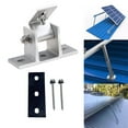 2 Pcs Solar Panel Foot Mount Tilt Angle With Screws Kit Adjustable Feet ...