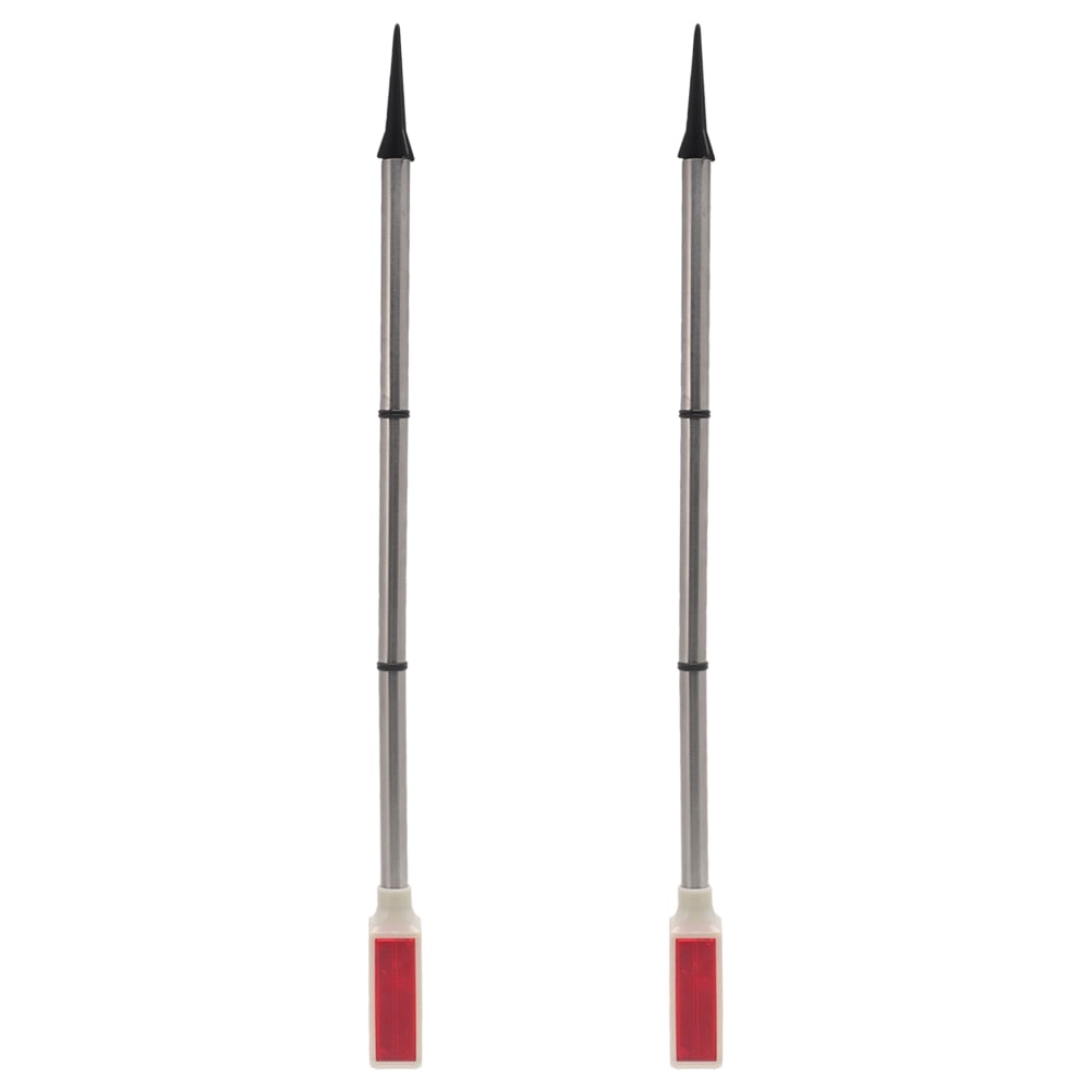 2 Pcs Solar Powered Pathway Markers LED Driveway Reflectors - Walmart.com