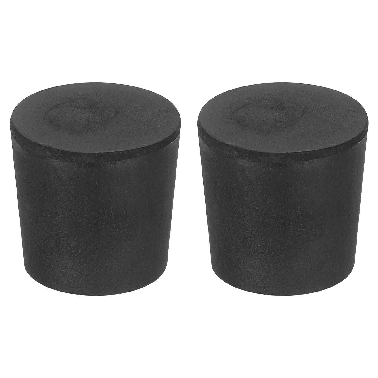 2 Pcs Solid Rubber Stopper, Tapered Lab Seal Tube Stopper Plug for Test ...