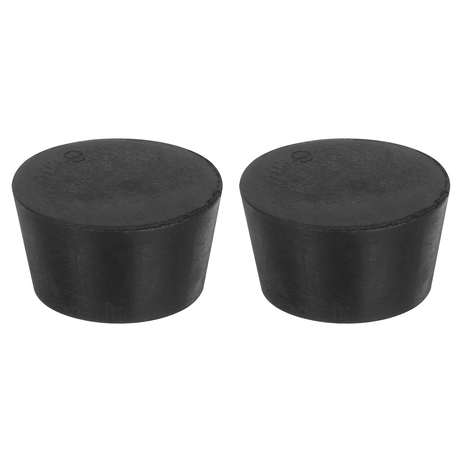 2 Pcs Solid Rubber Stopper, Tapered Lab Seal Tube Stopper Plug for Test ...