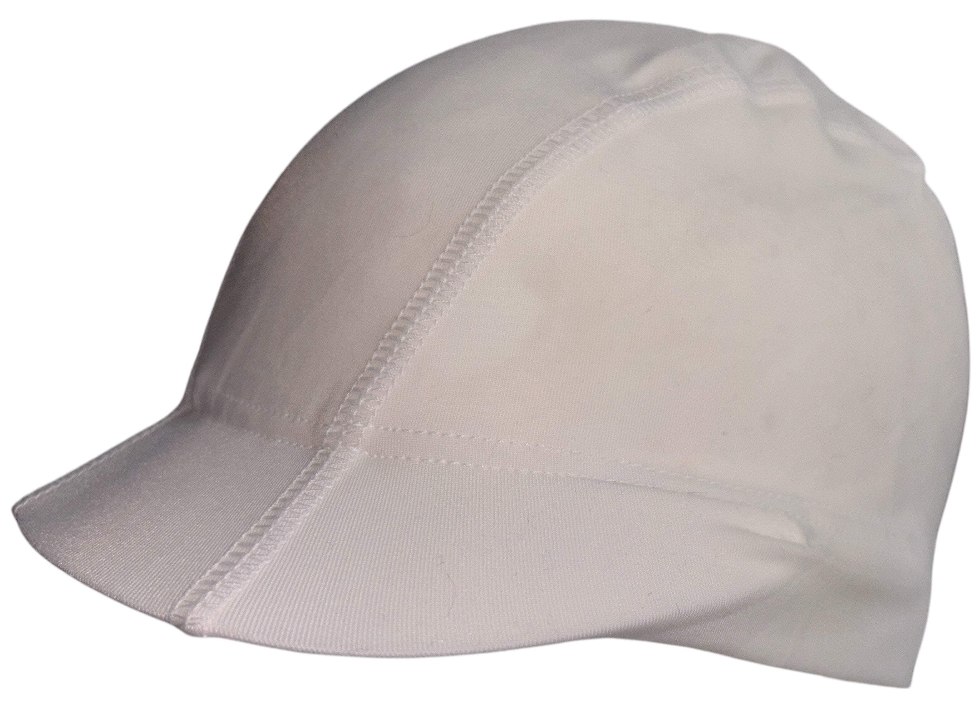 12 Pcs, Spandex Elastic Dome Cap Biker Headwear Sweatband with Visor ...