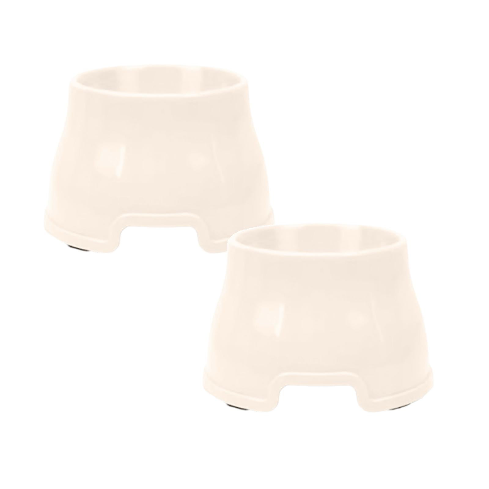 2 Pcs Spaniel Bowls for Dogs Long Ears – Long Eared Dog Bowl, No-Spill ...