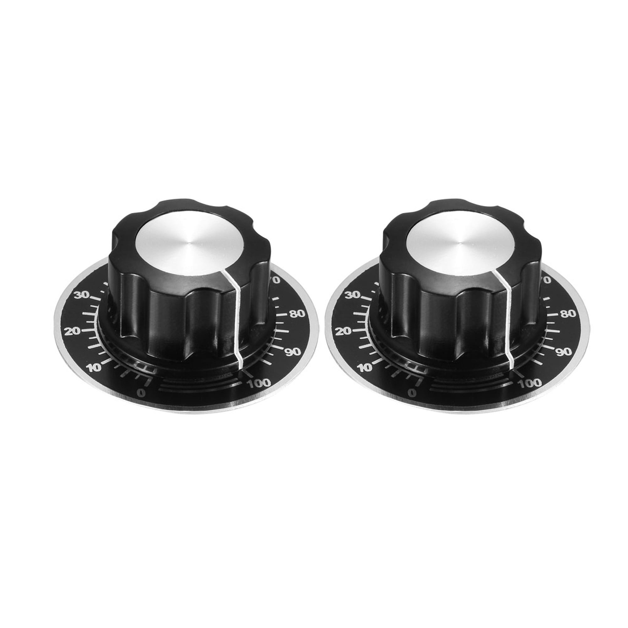 2 Pcs Speaker Control Knob Volume Control Cap with 2pcs Digital Dial ...