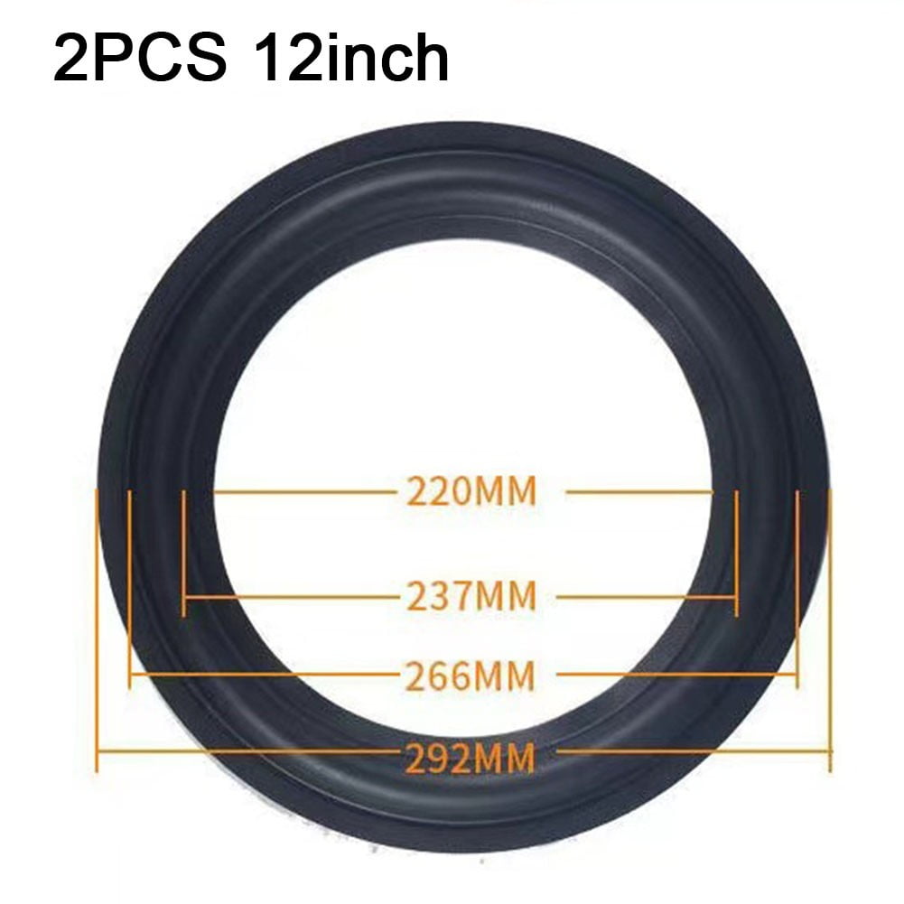 2 Pcs Speaker Foam Surround Edge Rings Repair Kit 12 Inches DIY Speaker ...