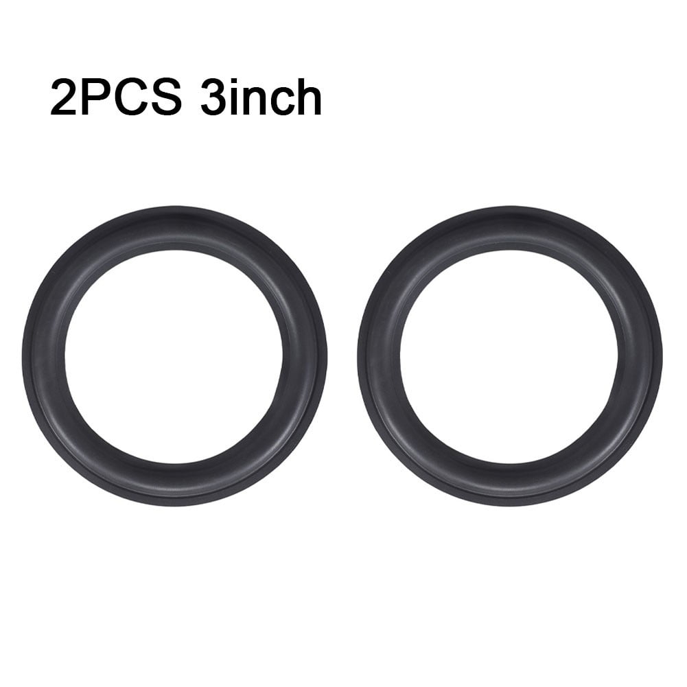 2 Pcs Speaker Foam Surround Edge Rings Repair Kit 3Inches DIY Speaker ...