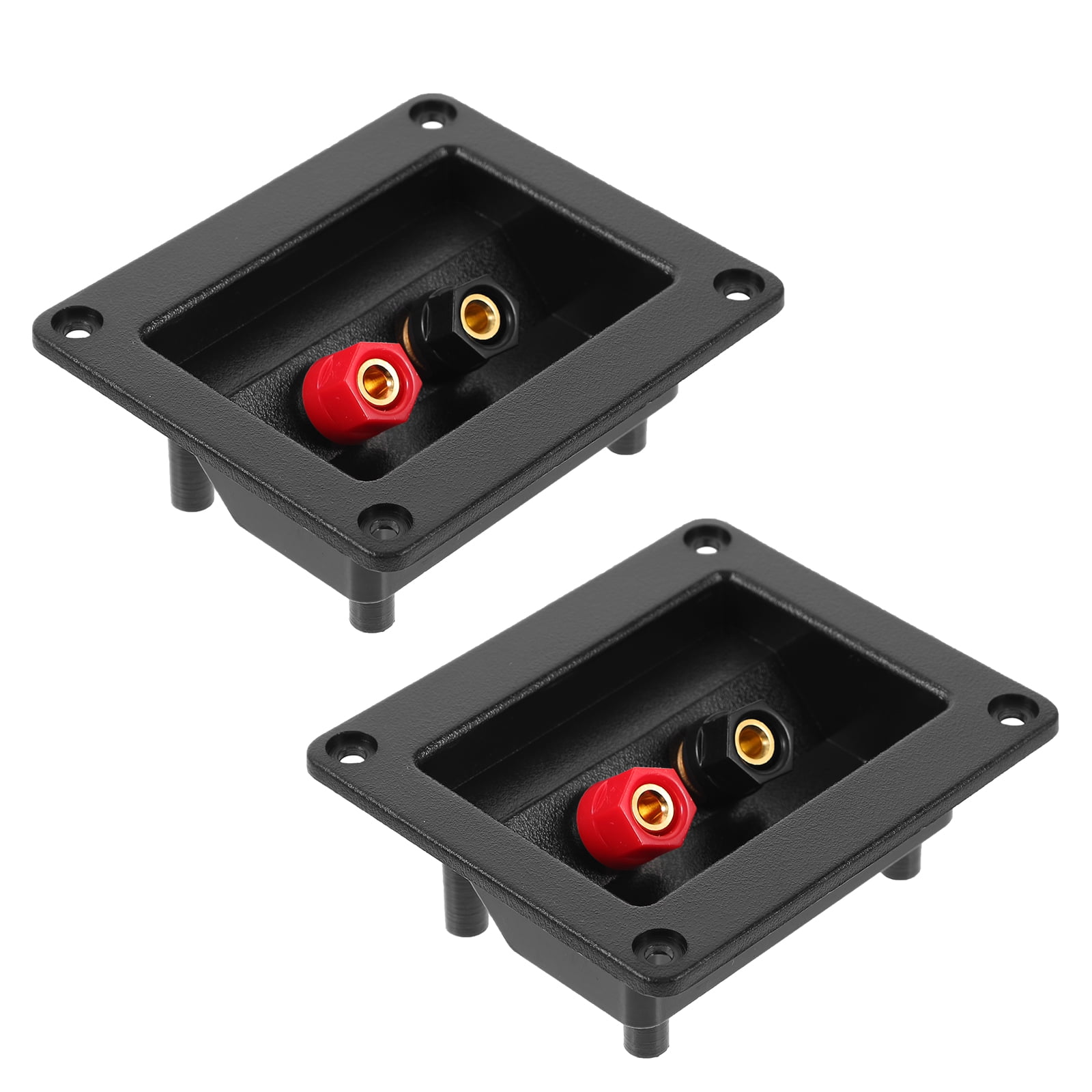 2pcs Subwoofer Speaker Terminals Cup Double Binding Post Plates Sub Box ...