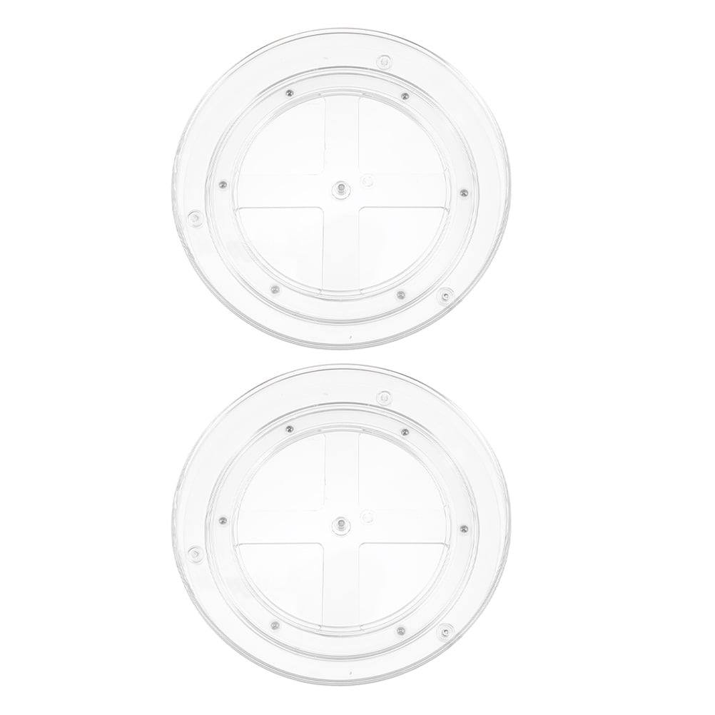 2 Pcs Spices Makeup Shelf Pallets Pallete Rotating Cabinet Vanity ...