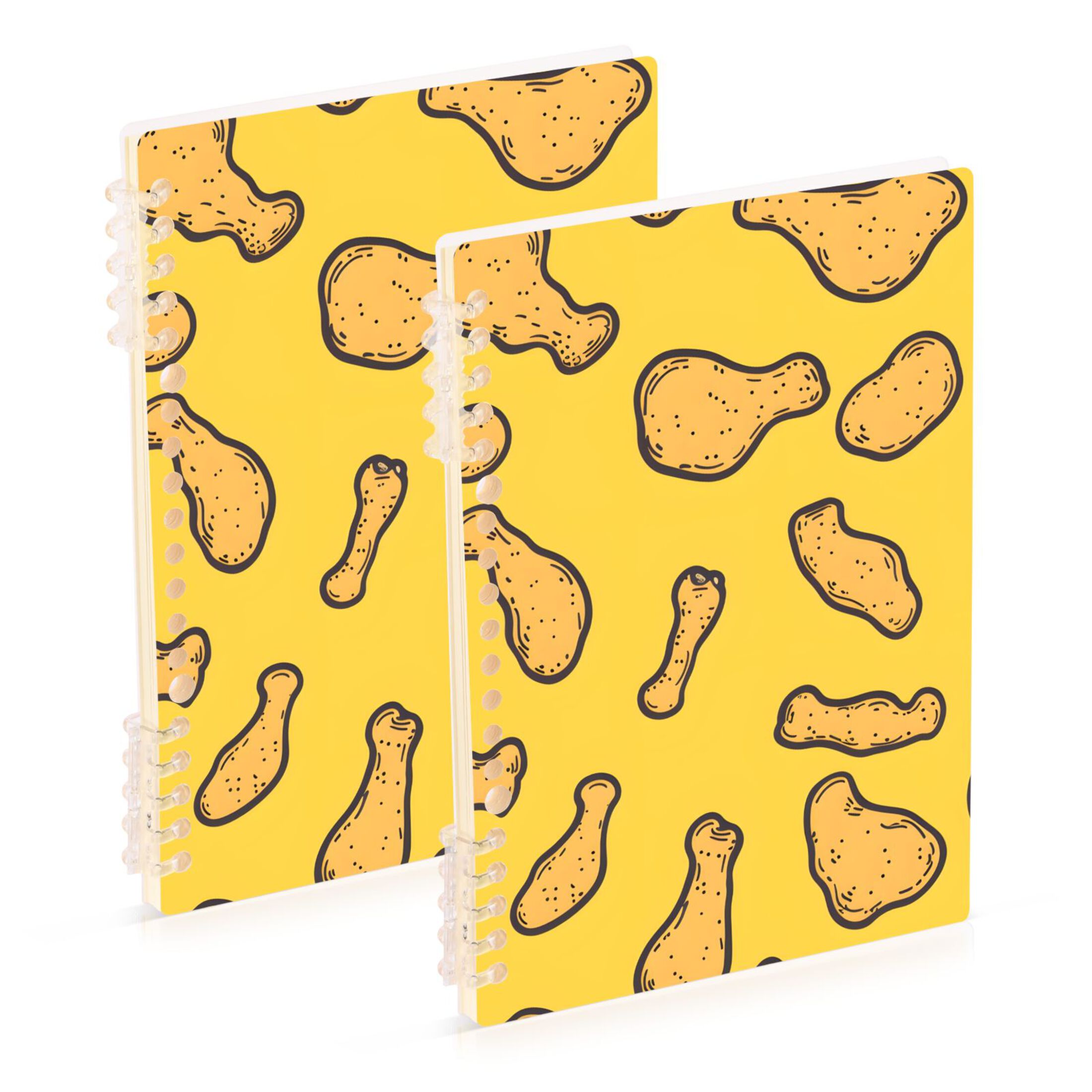 2 Pcs Spiral Notebooks 60 Sheets 120 Pages A5 Journal Notepad 8.3x5.7 ...