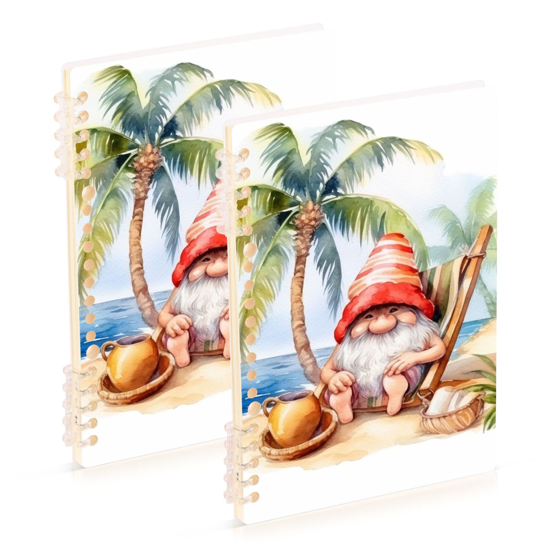 2 Pcs Spiral Notebooks 60 Sheets 120 Pages A5 Journal Notepad 8.3x5.7 ...