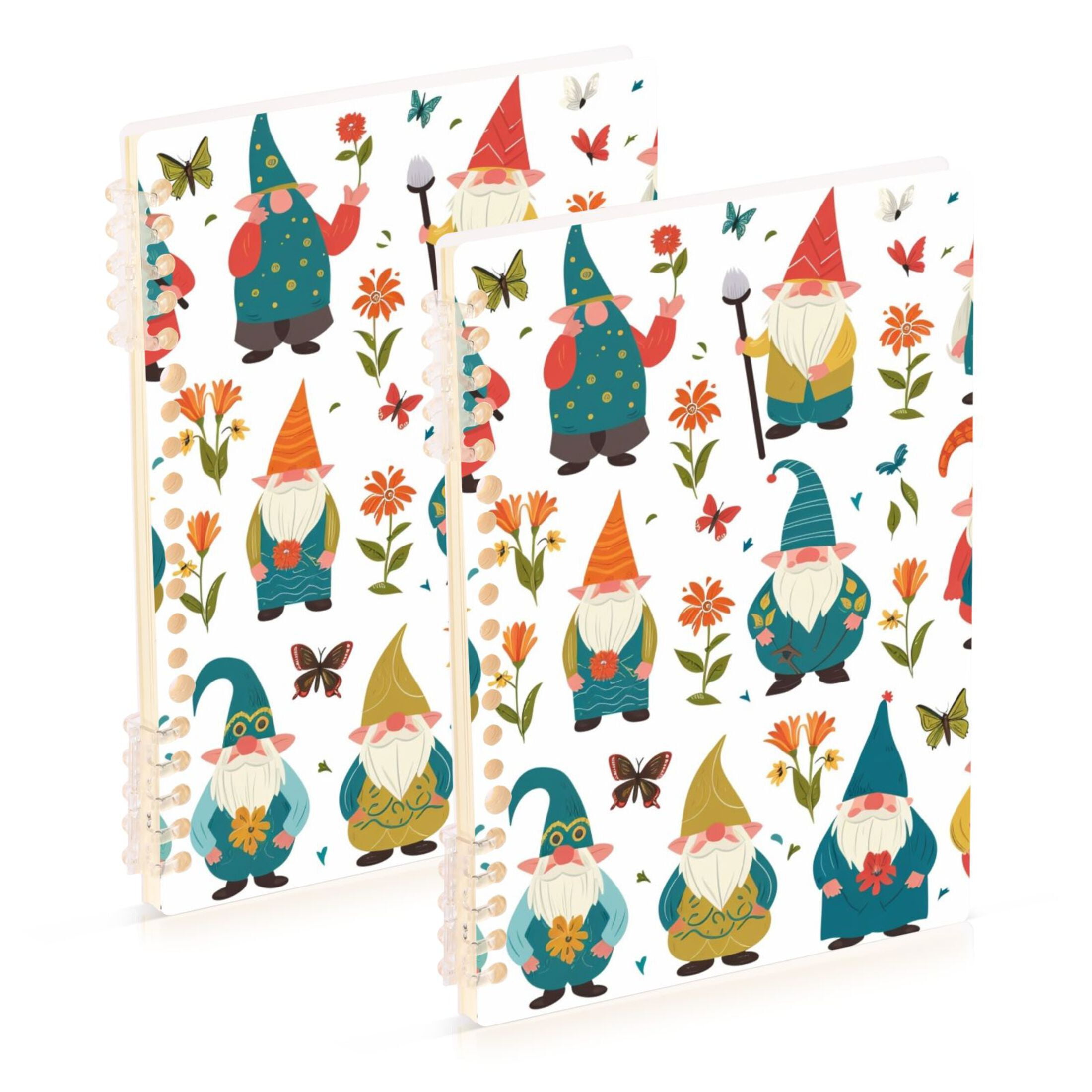 2 Pcs Spiral Notebooks 60 Sheets 120 Pages A5 Journal Notepad 8.3x5.7 ...