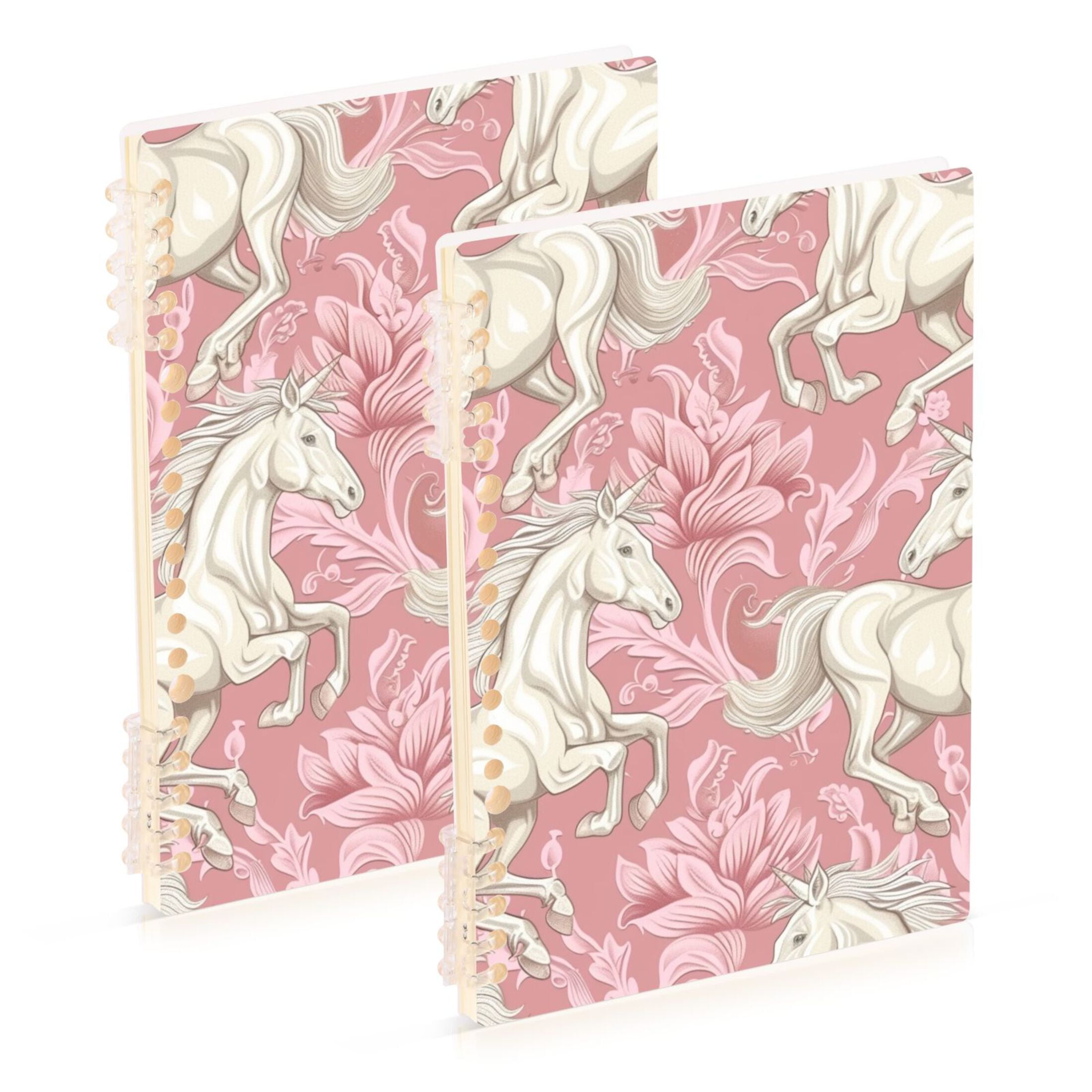 2 Pcs Spiral Notebooks 60 Sheets 120 Pages A5 Journal Notepad 8.3x5.7 ...