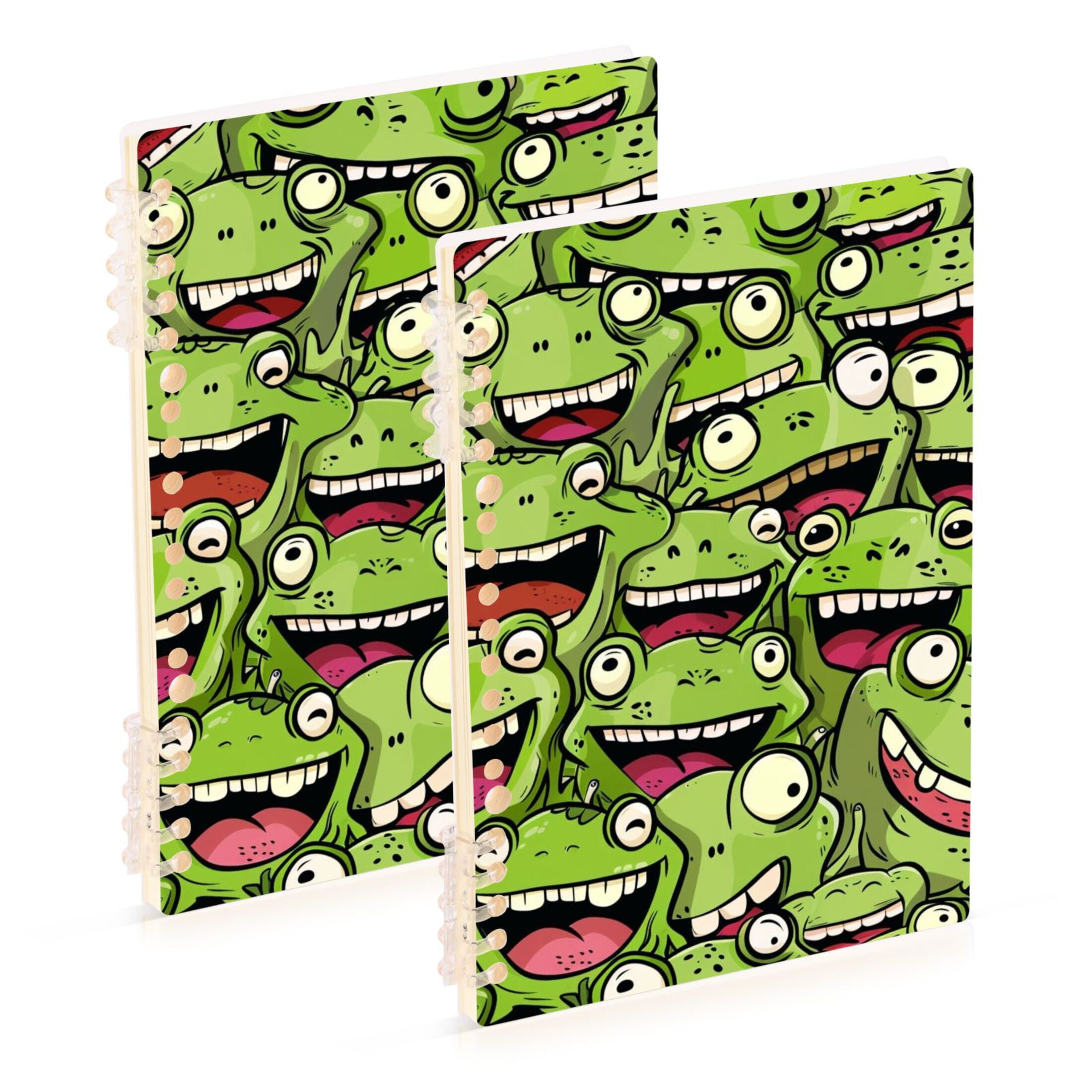 2 Pcs Spiral Notebooks 60 Sheets 120 Pages A5 Journal Notepad 8.3x5.7 ...