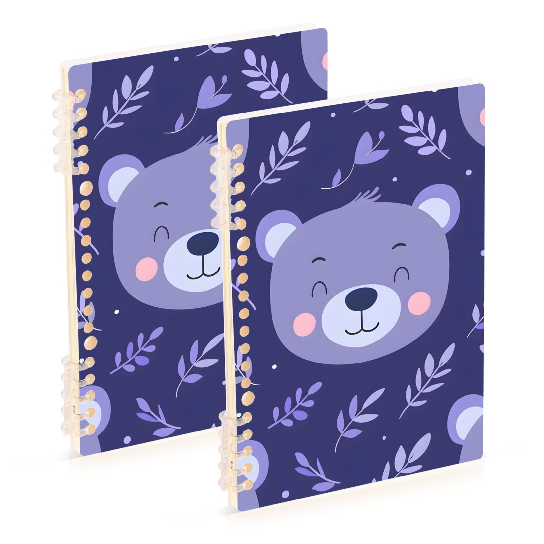 2 Pcs Spiral Notebooks 60 Sheets 120 Pages A5 Journal Notepad 8.3x5.7 ...