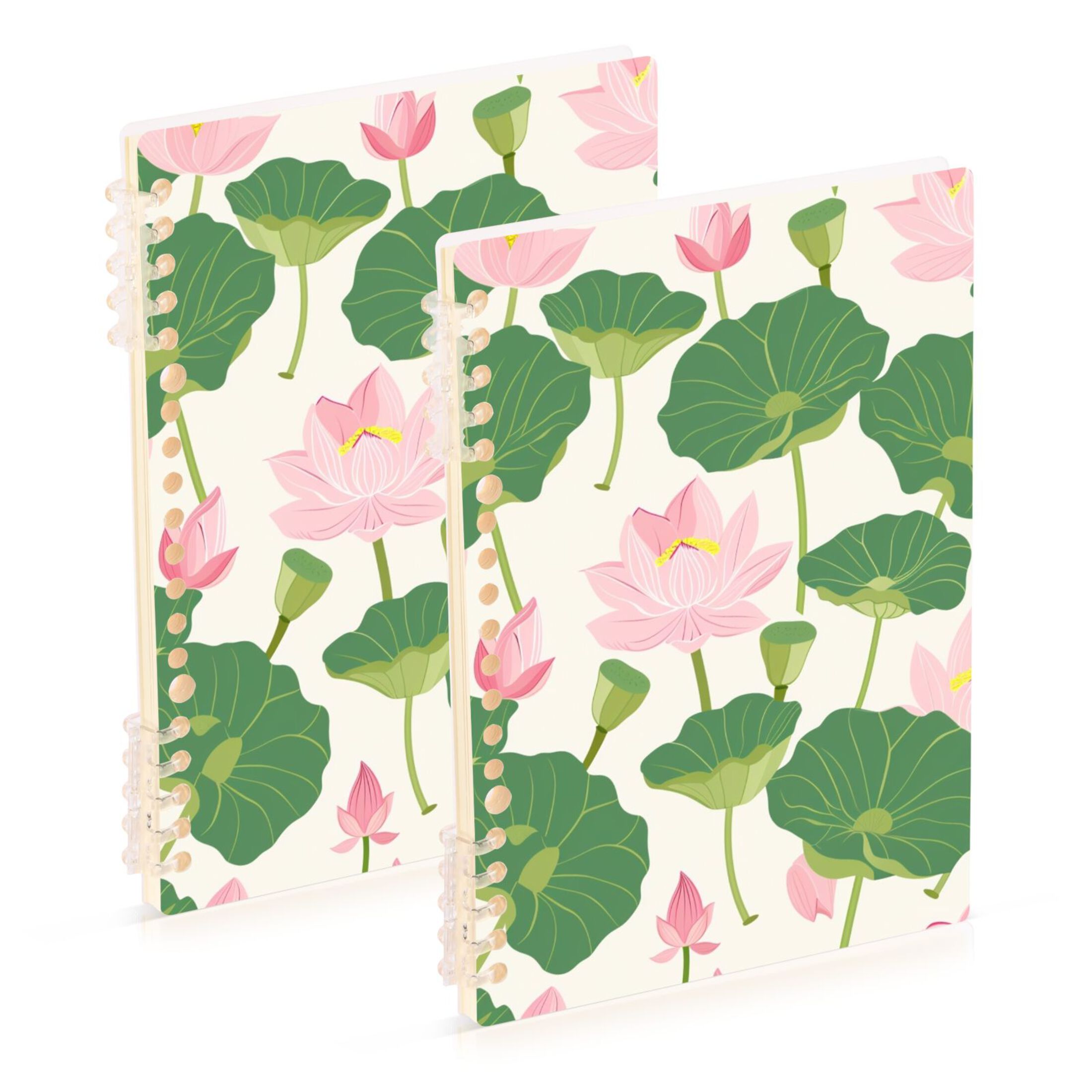 2 Pcs Spiral Notebooks 60 Sheets 120 Pages A5 Journal Notepad 8.3x5.7 ...