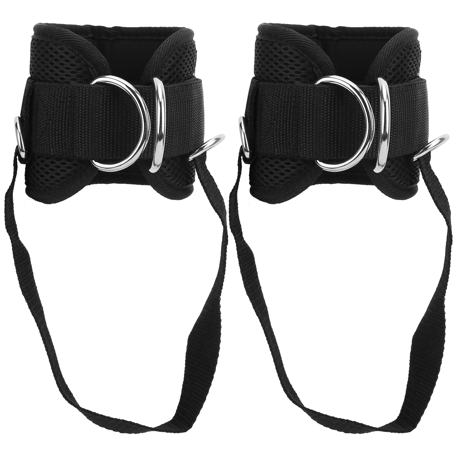 2 Pcs Sports Ankle Straps For Cable Machine D‑Ring Adjustable Ankle ...