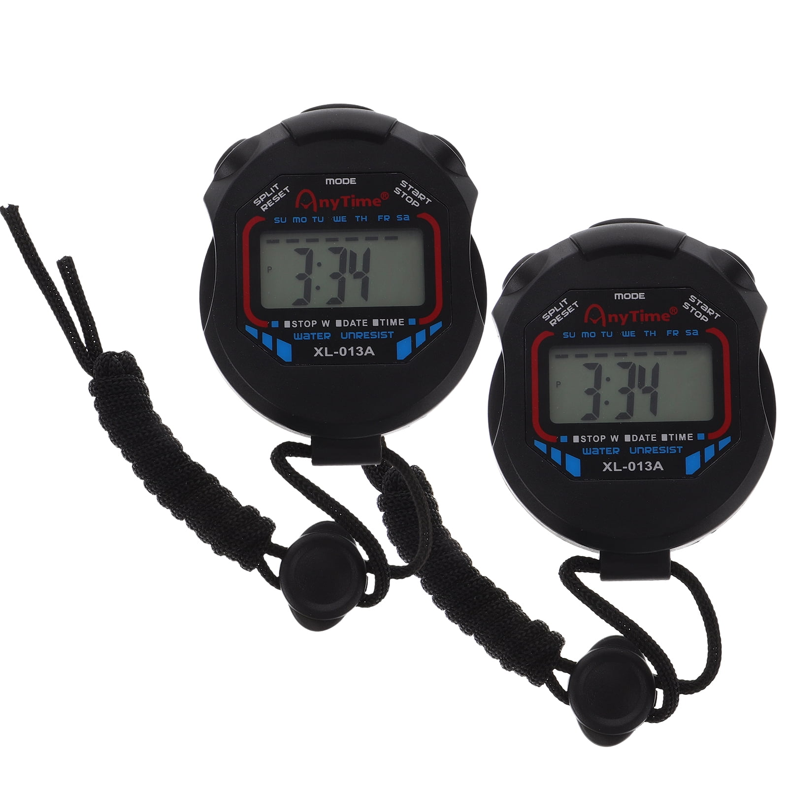 2 Pcs Sports Watch Stopwatch Shooting Timer for Events with Large ...