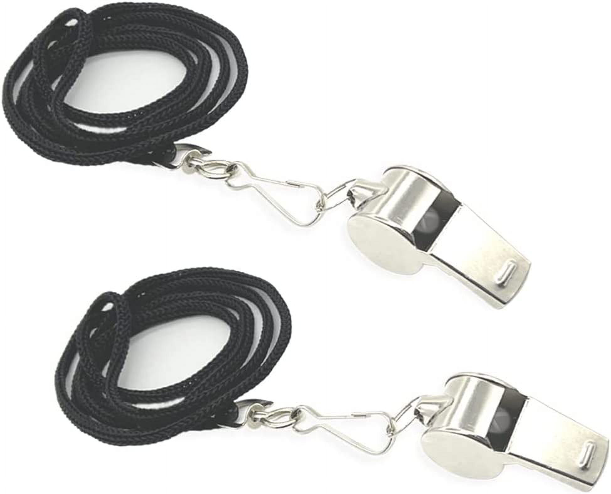 2 Pcs Sports Whistles, Referee Coach Whistle, Stainless Steel Whistle ...
