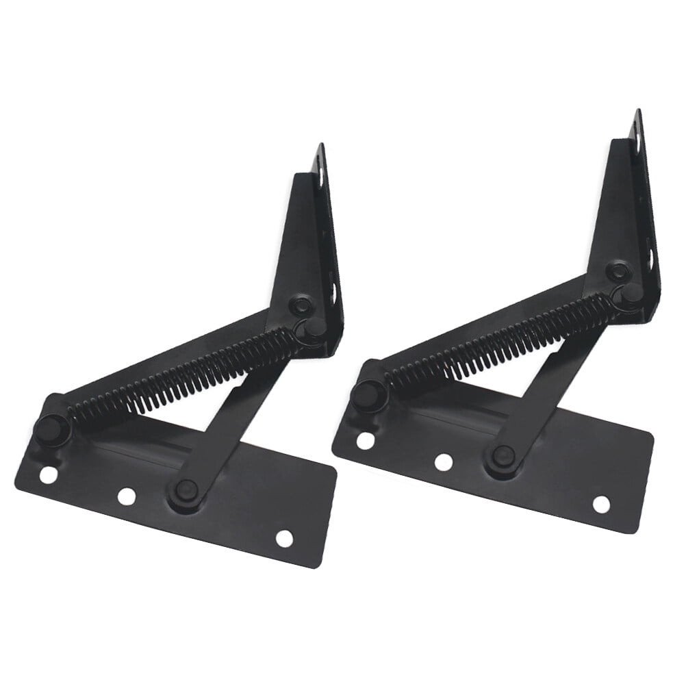 2 Pcs Spring Hinge Triangular Hinge Steel Hinge Accessory Black ...