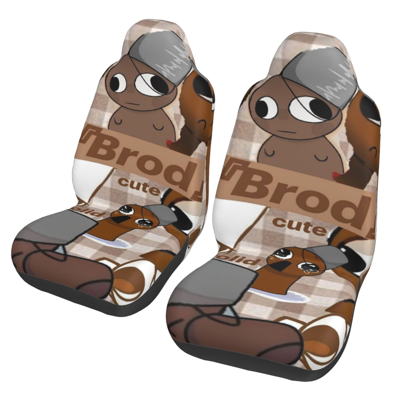 2 Pcs Sprun-Ki Car Seat Covers Cartoon Car Interior Seat Accessories ...
